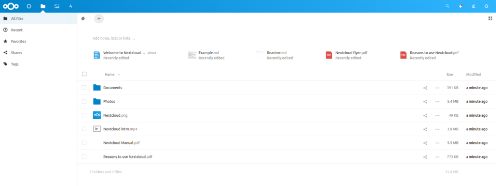 Nextcloud : Cloud perso (installation et configuration) – GO Open Source