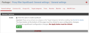 SQUIDGUARD via PFSENSE : filtrage web transparent – GO Open Source